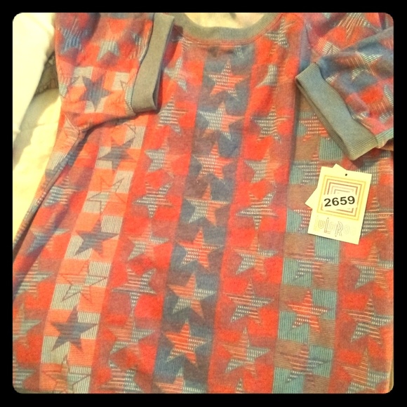 LuLaRoe | Tops | Lularoe Americana Jane Medium | Poshmark